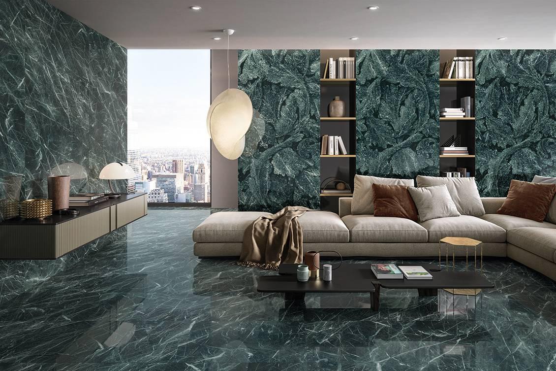 High gloss floor tiles to elevate the style of every room
