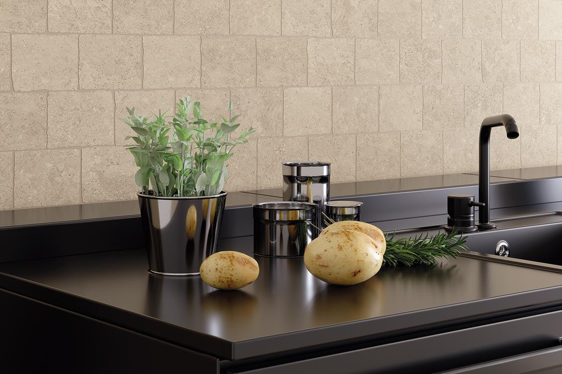 Inspirations and ideas for a porcelain stoneware kitchen