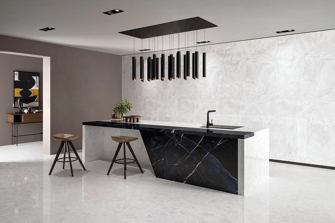 High gloss floor tiles to elevate the style of every room