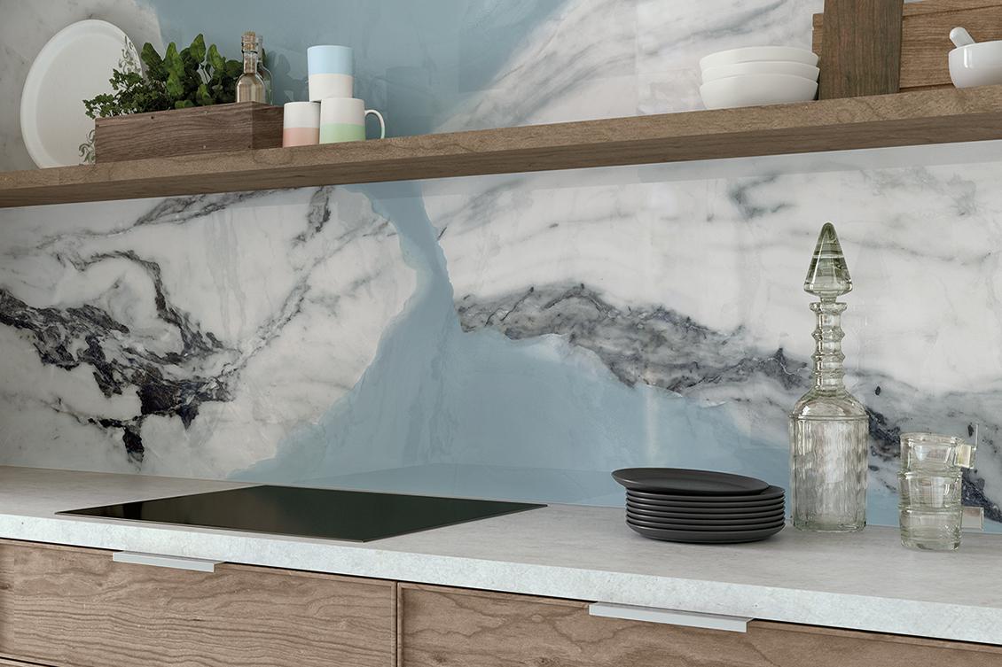 Inspirations and ideas for a porcelain stoneware kitchen